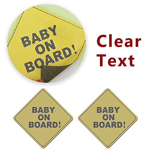 3 Pcs Kids Safety Warning Sticker Baby On Board Sticker Sign Vinyl Car ...
