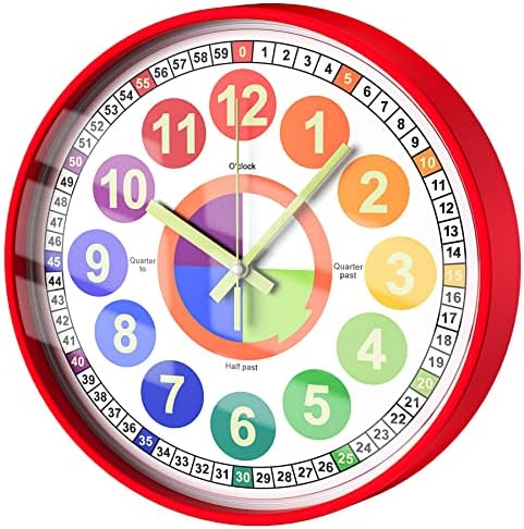 Kids Clock, Learning Clock for Kids Teaching Clock Telling Time for ...
