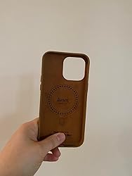 Amazon.com: Luner - for iPhone 15 Pro Max - Premium Vegan Leather Phone Case [Compatible with ...