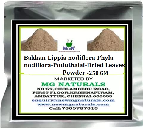 Bakkan-Lippia nodiflora-Poduthalai-Dried Leaves Powder 250 GM (WITH ...