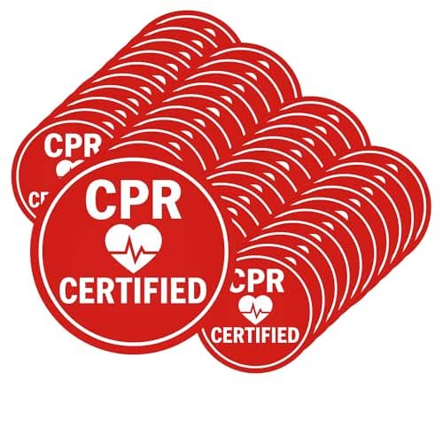 Amazon.com: CPR Certified Hard Hat Sticker – Durable First Aid Safety ...
