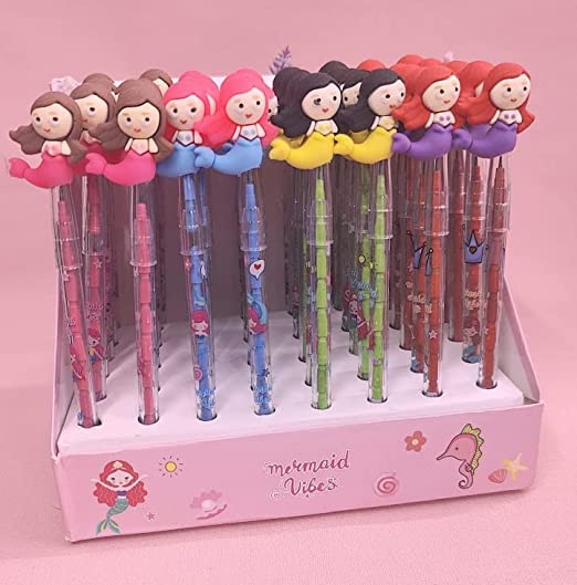 TERA 13 Return Gifts For Kids Pencil For Girls (48 Pcs) Mermaid Pencil ...