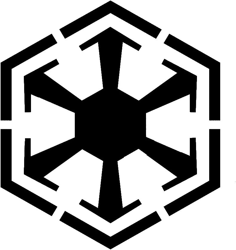 Amazon.com - Sith Emblem 6" Vinyl Sticker Car Decal (6" Black)
