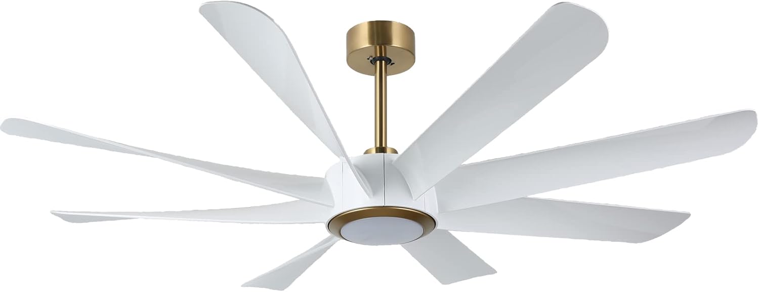 Amazon.com: OFANTOP 60 inch Smart Ceiling Fan with Light and Remote, 6 ...