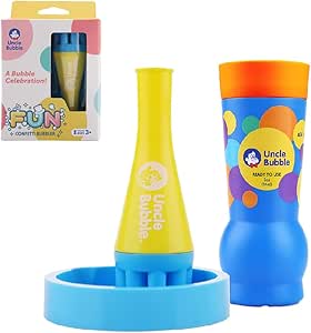 Amazon | 吹雪のように舞うしゃぼん玉 シャボン玉 【 Uncle Bubble Fun バブル吹雪 & 特製シャボン玉液】キャンプ アウトドア 盛り上がる 遊び道具 キッズ プレゼント ...