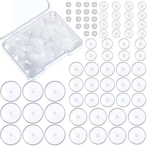 Amazon.com: 50~100Pcs Silicone Earring Backs Stopper for Piercings ...