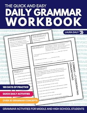 The English Grammar Workbook for Grades 6, 7, and 8: 125+ Simple ...