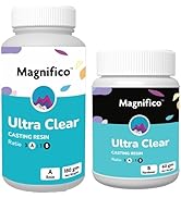 Magnifico One Resin - 3.2 KG (3:1) Clear UV-Resistant Epoxy Resin Art ...