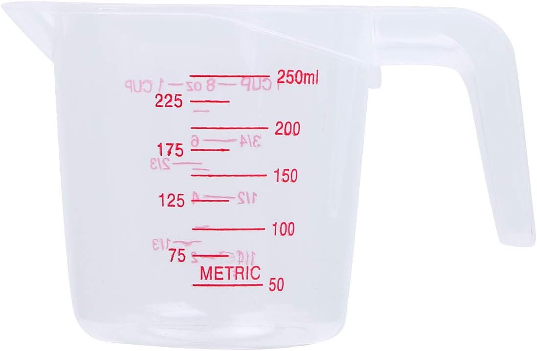 inhzoy Plastic Metric/Imperial Measuring Jug 1 Litre / 600ml / 500ml ...