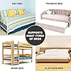 DMI Foldable Box Spring, Bunkie Board, Bed Support Slats for Support to ...