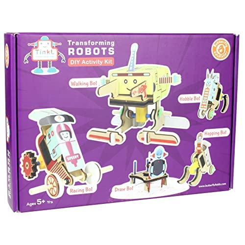 Buy ButterflyEdufields STEM Transforming Robots, Car to Robot & Robot ...