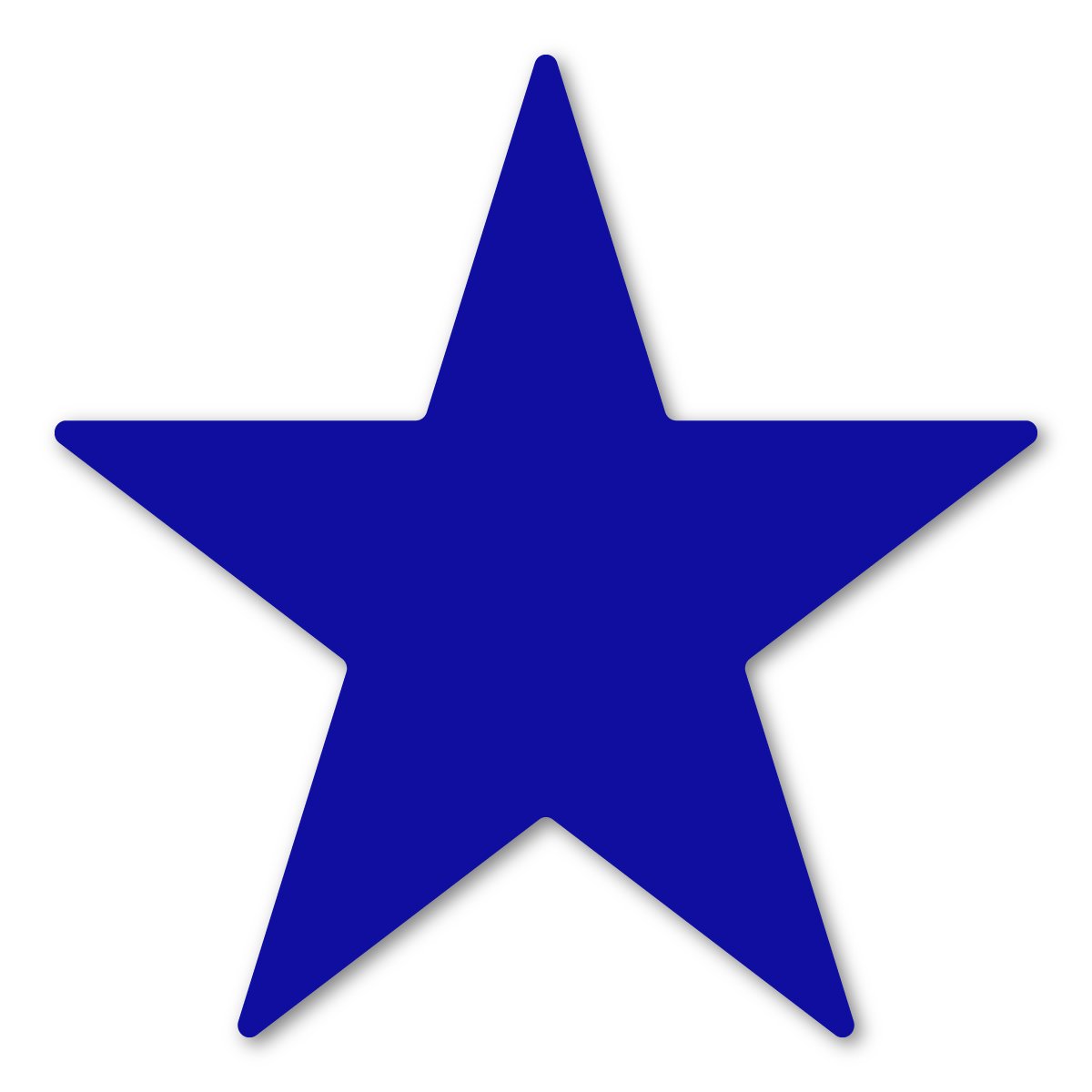 Amazon.com: Magnet America Dark Blue Star Magnet is 4" x 4" Made for ...