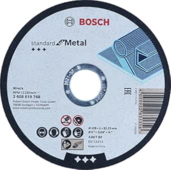Bosch Professional 1x Standard for Metal Straight Cutting Disc (for ...