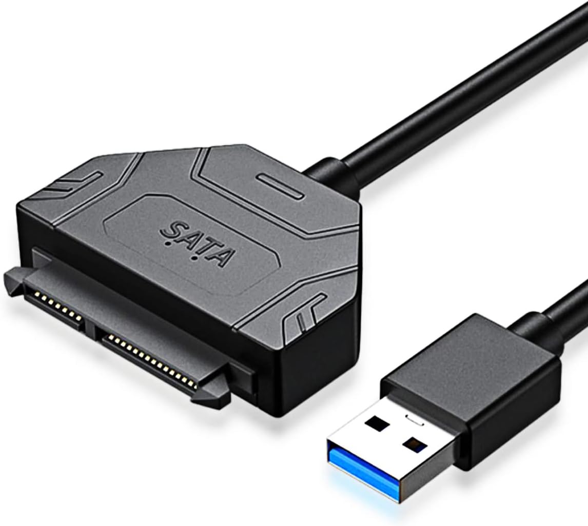 USB3 to SATA III Cable 2.5 Inch SATA to USB-C 3.0 Adapter 22 Pin 7+15 ...