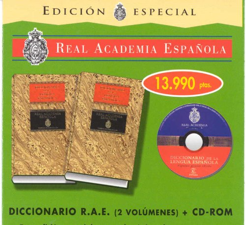 Diccionario RAE + CD Rom : R.A.E.: Amazon.es: Libros