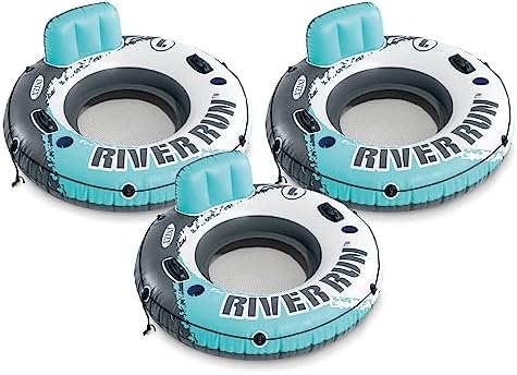 Amazon.com : Intex River Run Single Inflatable Lake Floating Water ...