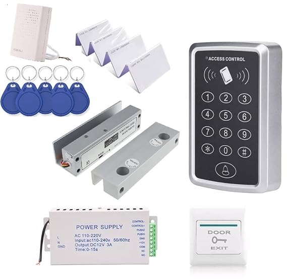 Jenix Access Control System Kit Set RFID Access Control Keypad ...