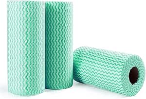 JINYUDOME J Cloth Roll - Green Cloths, 3 Rolls, 150 Sheets : Amazon.co ...