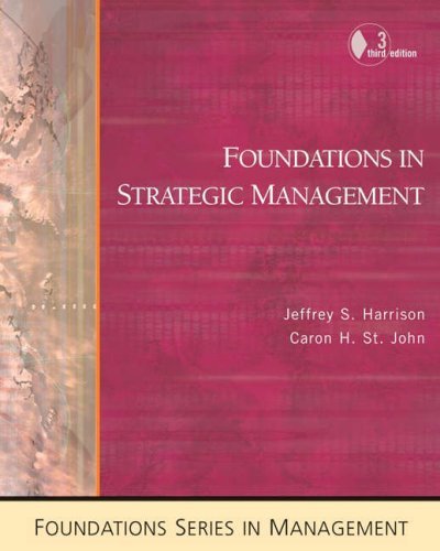 Cengage Advantage Books: Foundations in Strategic Management (with ...