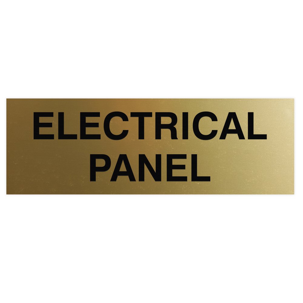 Amazon.com: All Quality Basic Electrical Panel Sign - Fire Regulation ...