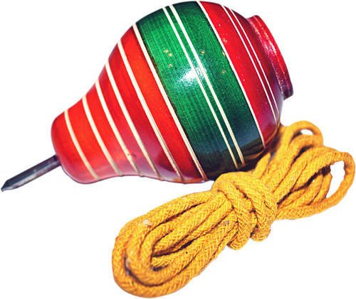Buy Pmw - Wooden Spinning Top - Lattu - Bangaram - 2 Tops & 2 Threads ...