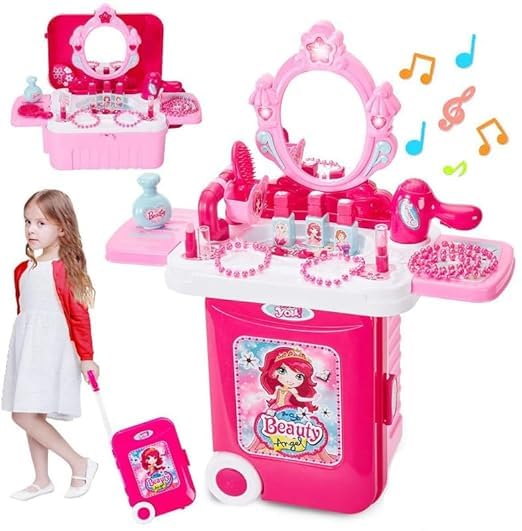 Buy Toyslance @3 in 1 Pretend Play Cosmetic and Makeup Toy for Girls ...
