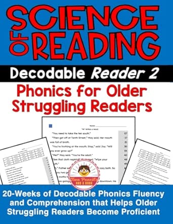 Science of Reading Decodable Reader 2 Phonics for Older Struggling ...
