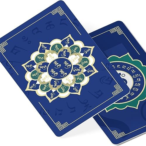 Amazon.com: Feng Shui Amulet Card with 28 Hums Lotus Mandala, Symbol of ...