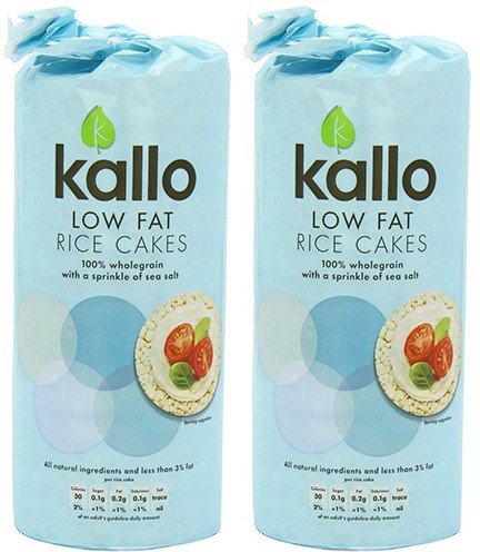 Amazon.com: (2 Pack) - Kallo - Low Fat Rice Cakes | 130g | 2 Pack ...