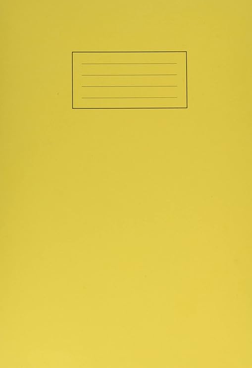 Silvine Exercise Book Ruled with Margin A4 Yellow (Pack of 10) : Amazon ...