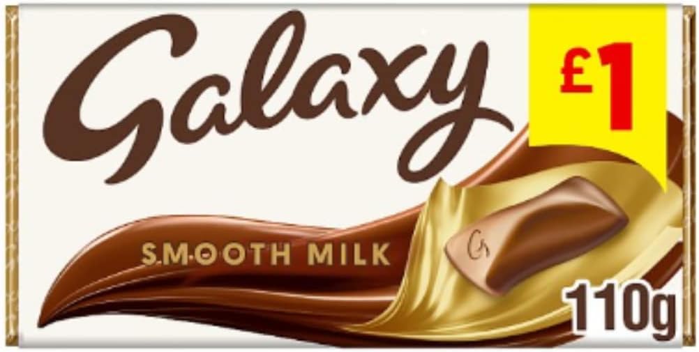 Galaxy Smooth Milk Chocolate Bar 110g x Case of 24 : Amazon.co.uk: Grocery