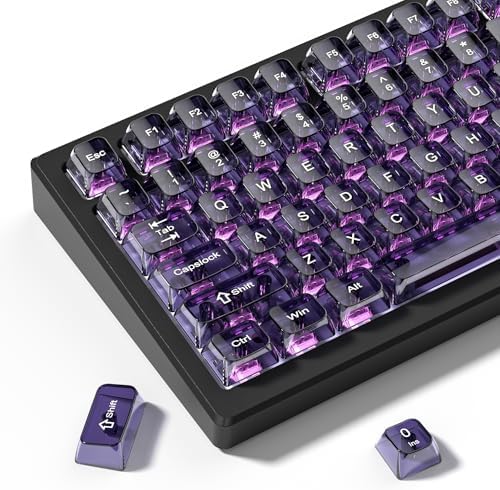 Amazon.com: dagaladoo Clear keycaps,Transparent Keyboard keycaps,Jelly ...