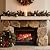 LED Electric Fireplace Logs with Realistic Flames, 10.4 inch Flameless ...