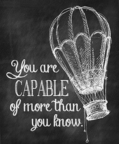 24x7 Poster Quotes You are Capable of More Than You Know Poster 12 x 18 ...