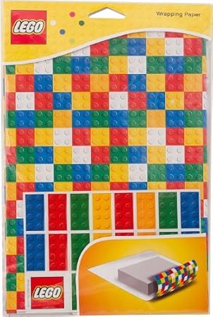 Amazon.com: Lego Gift Wrapping Paper Lego Bricks Set : Toys & Games