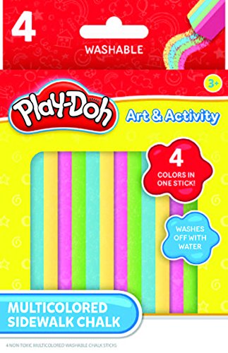 Play doh Multicolored Side Walk Chalk Pack Of : 4 : Amazon.in: Home ...