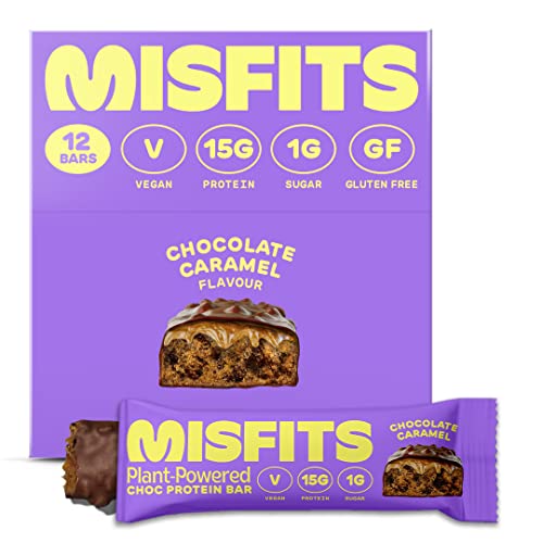 Misfits Vegan Protein Bars, Caramel Fudge - Updated Recipe | Plant ...