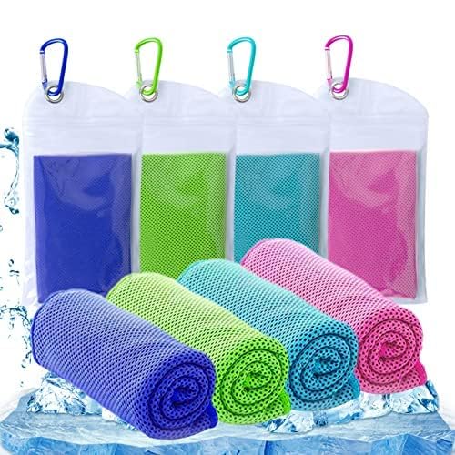 Amazon.com: TowelTouch Cooling Towels for Neck and Face (40"x12"), Ice ...