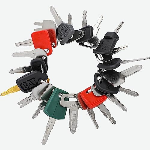 Amazon.com: Yasashii 21 Heavy Construction Equipment Key Set fits Cat ...