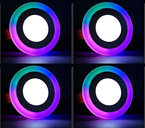 Buy DMT 5 Watts White+PGB LED Pop Ceiling Light, Round Shape LED Color ...