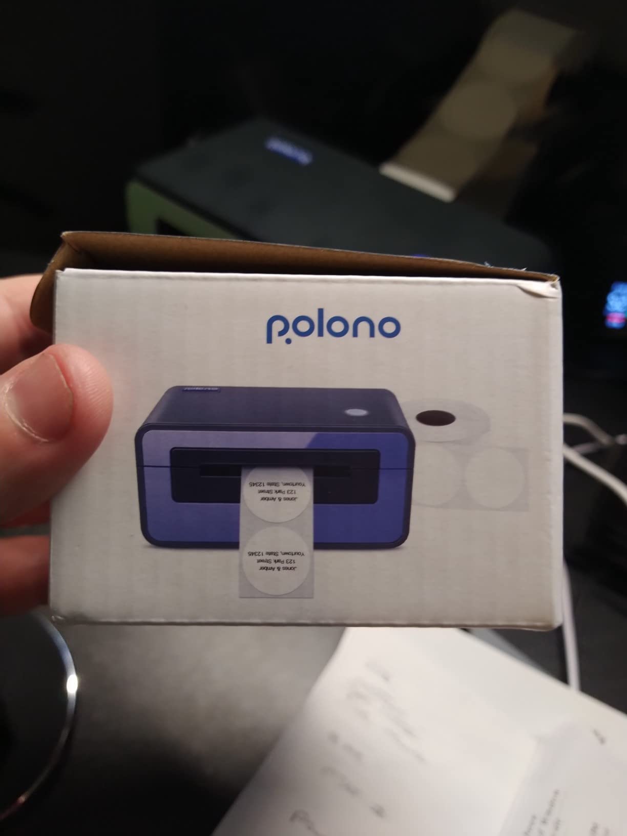 $2/mo - Finance POLONO 2" Green Circle Thermal Sticker Labels, Self ...