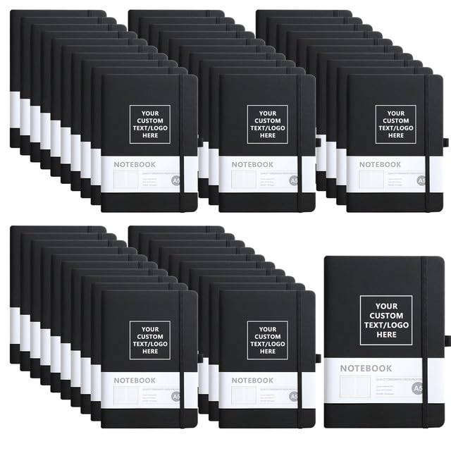 Amazon.com : Vebermo Personalized Notebook-Can Engrave Logo/Text/Image ...