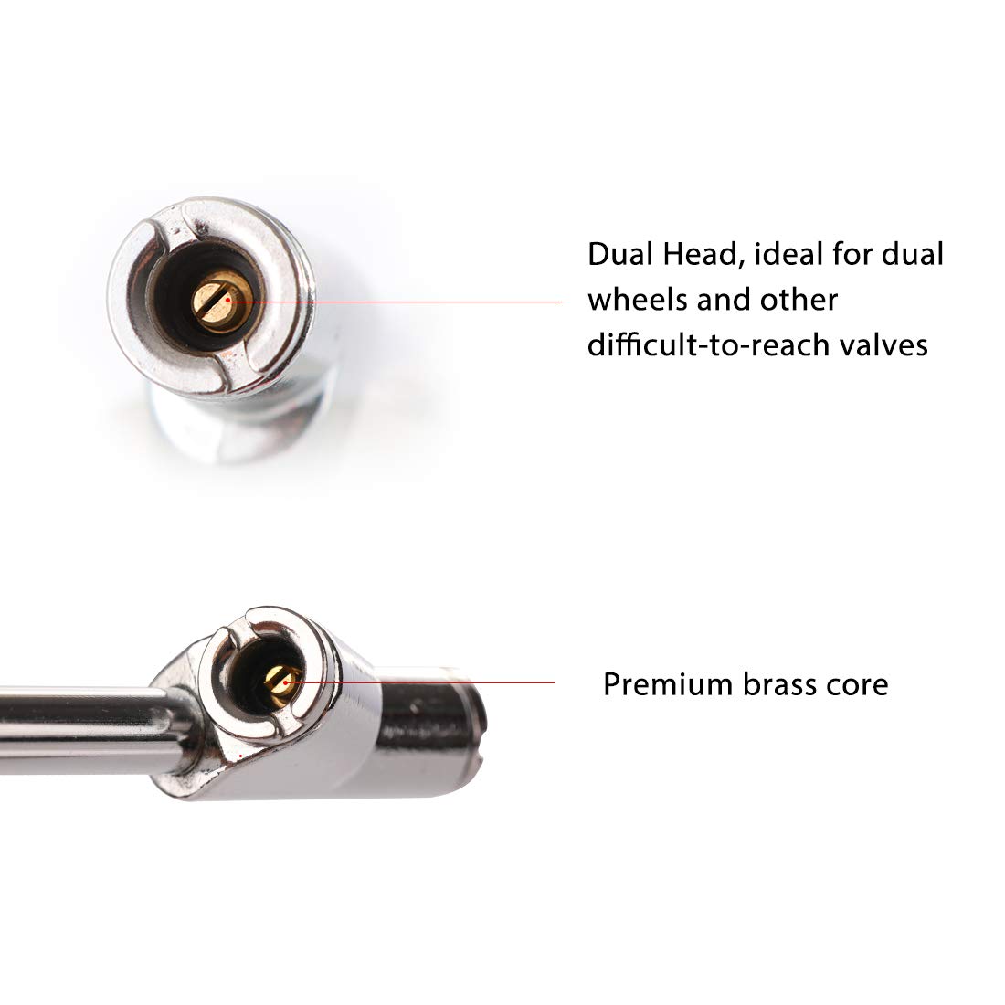 Snapklik.com : CZC AUTO Tire Pressure Gauge Heavy Duty Straight-on Foot ...