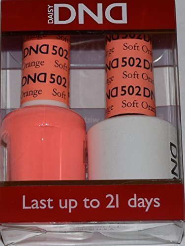 Amazon.com: DND Gel & Matching Polish Set (502 - Soft Orange) by DND ...