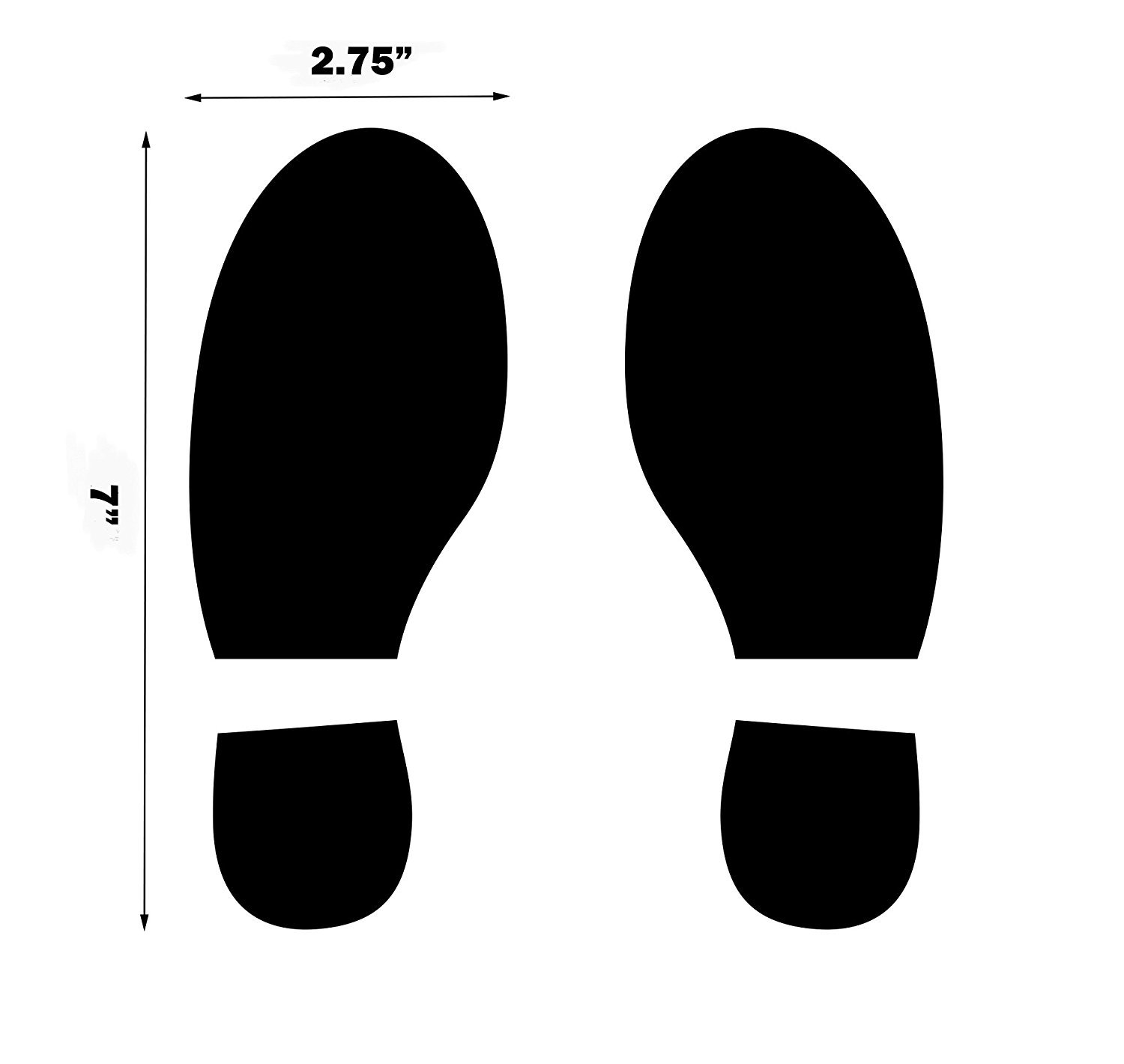 Buy Spy Agent of Truth Footprint Floor Decals Stickers Classroom Line ...