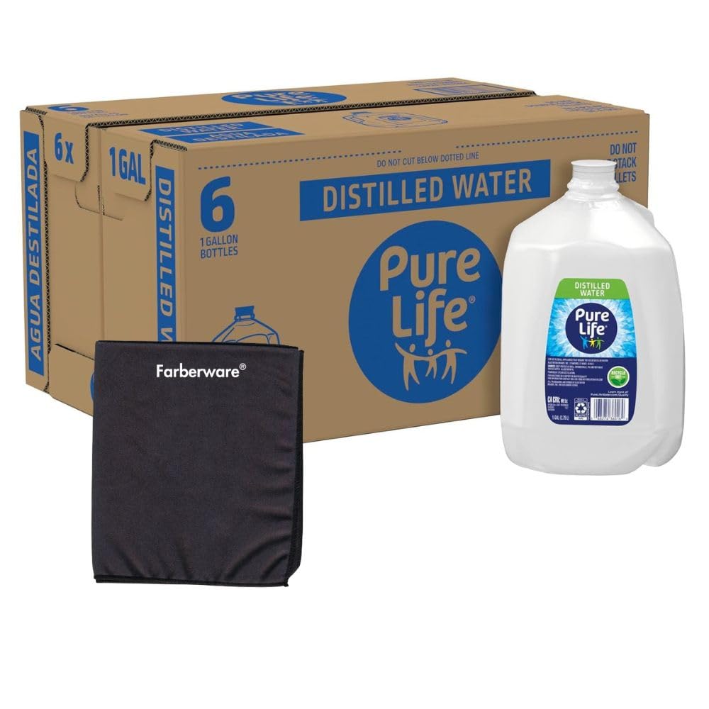 Amazon.com : CAMEO Pure Life Distilled Water, 1 Gallon, Plastic Bottled ...