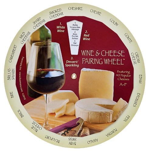 Snapklik.com : Complementary Wines And Cheeses Pairing Matching Guide Wheel