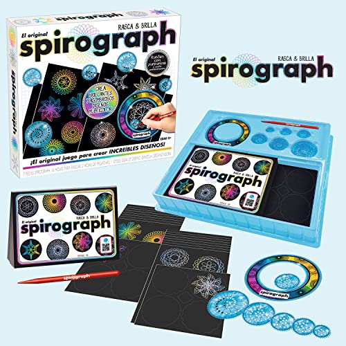 Spirograph Scratch and Glitter – Spirograph Junior | Spirograph Set for ...