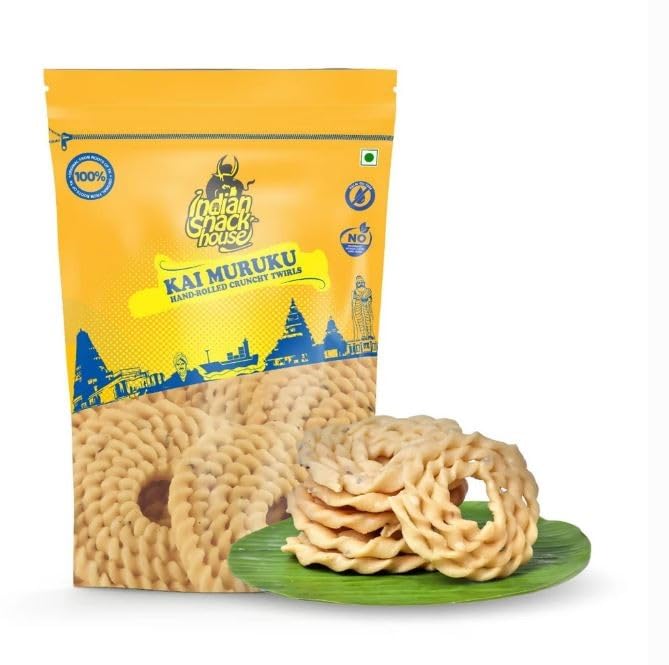 Karaikudi Kai (Hand Rolled) Murukku 200g : Amazon.in: Grocery & Gourmet ...