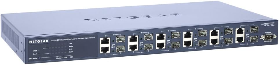 Amazon.com: NETGEAR ProSafe GSM7212 - Switch - 12 Ports - EN, Fast EN ...